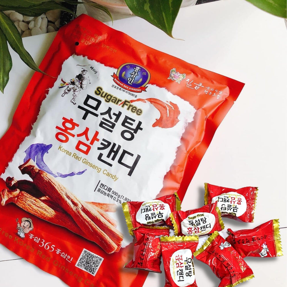 Kẹo Hồng Sâm Không Đường 365 Hàn Quốc 500gr – THABERO LLC